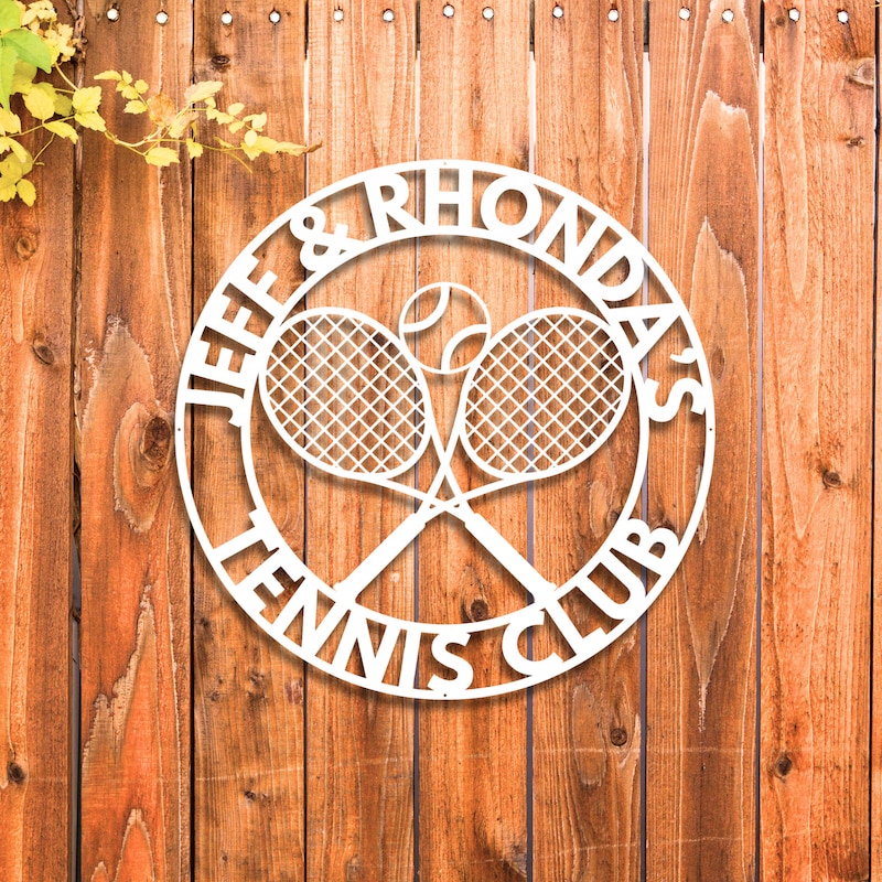 Tennis Metal Wall Art - Etsy