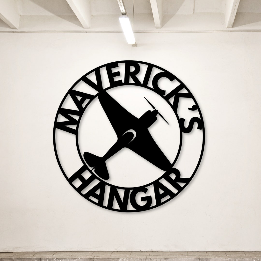 Airplane Sign | Personal Hangar Sign | Aviation Lover Gift | Hobby ...