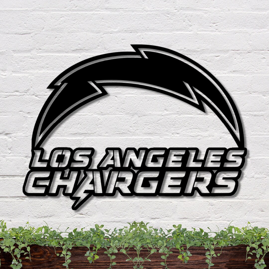 Los Angeles Chargers, Chargers Sign, Chargers Fan Gift, Chargers Wall ...