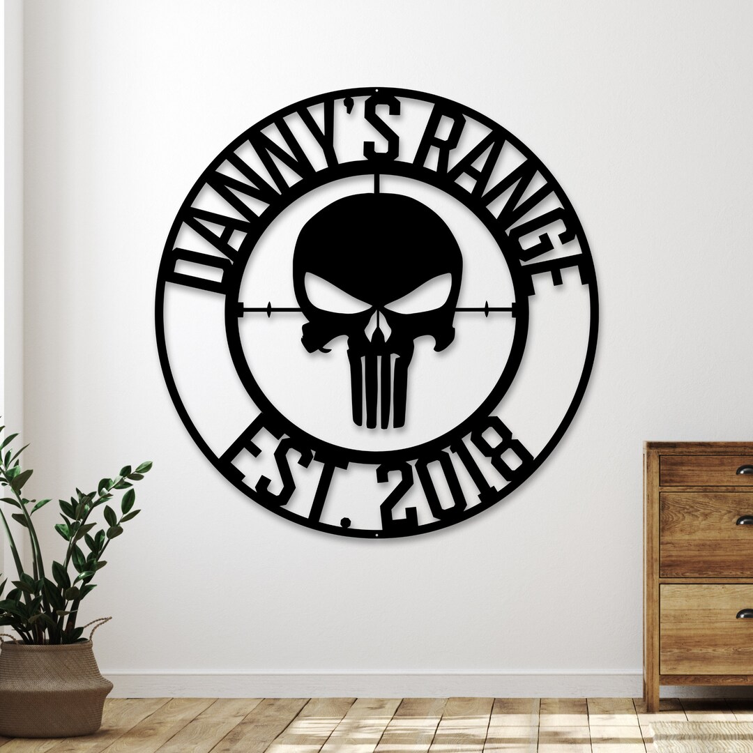 Custom Armory Sign | Metal Punisher Sign | Personalized Armory Sign ...