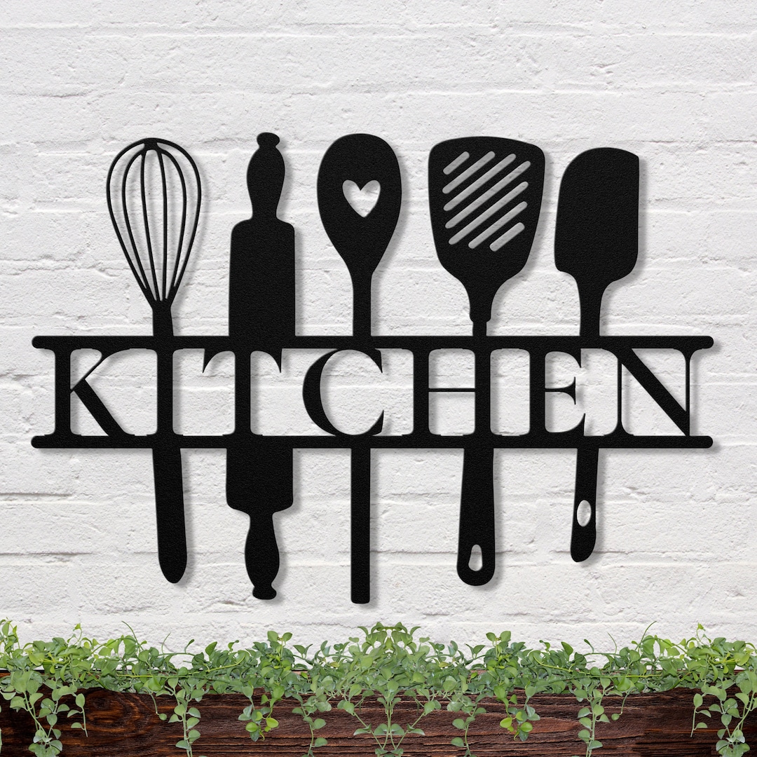 Kitchen Sign, Custom Metal Sign, Kitchen Decor, Metal Kitchen Sign ...