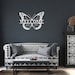 Custom Butterfly Address Sign, Custom Metal Name Sign, Butterfly Sign ...