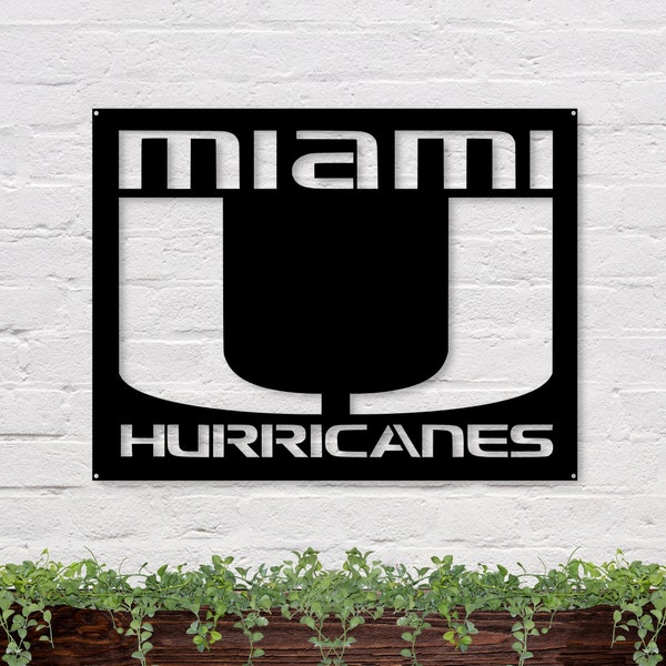 Miami Hurricanes Svg - Etsy