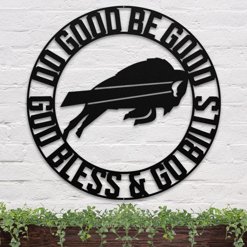 Do Good Be Good God Bless and Go Bills - Etsy