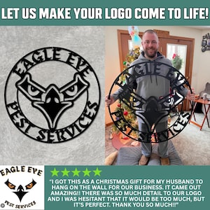Custom Logo Sign | Personalized Metal Wall Sign | Custom Steel Decor ...