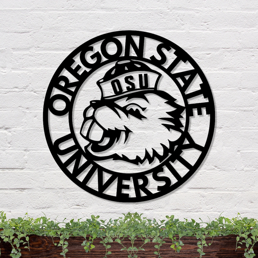 Oregon State University Sign, Metal OSU Sign, Oregon State, Benny the ...