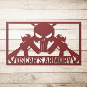 Custom Armory Sign, Come and Take It Sign, Punisher Sign, Personalized ...