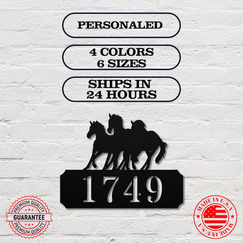 Custom Horse Address Sign Custom Horse Sign Horse Welcome - Etsy