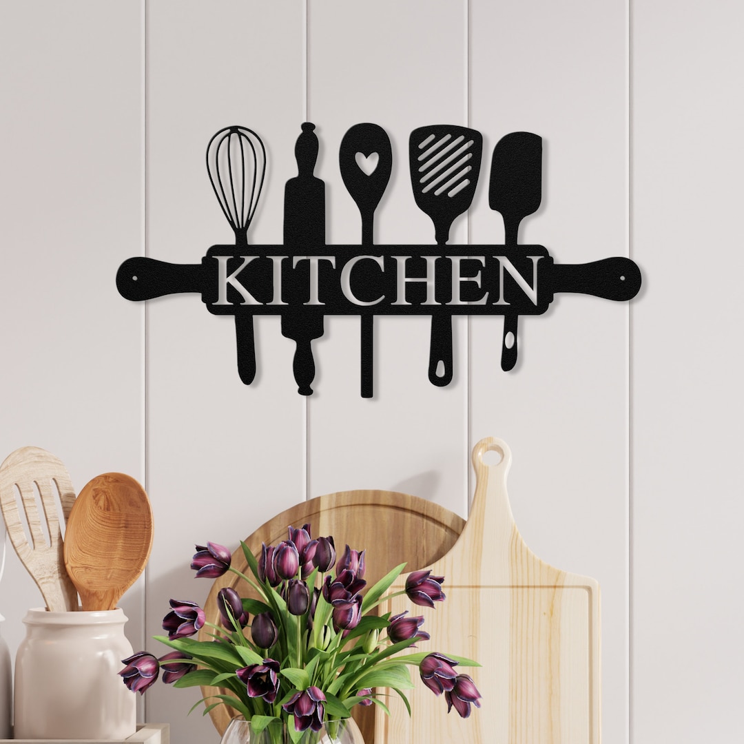 Kitchen Sign, Custom Metal Sign, Kitchen Decor, Metal Kitchen Sign ...