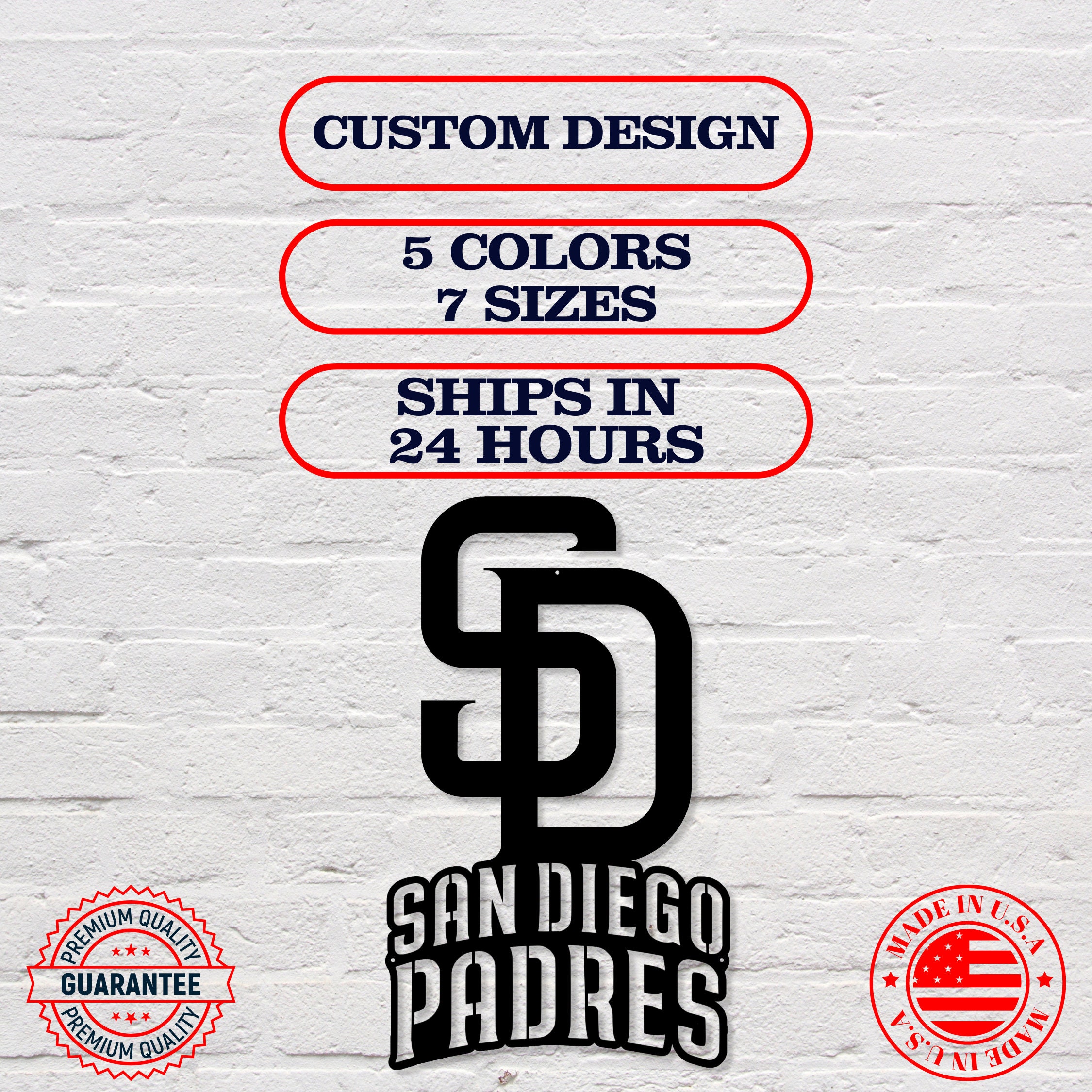 San Diego Padres, San Diego Padres Sign, Padres Wall Art, Padres Fan ...