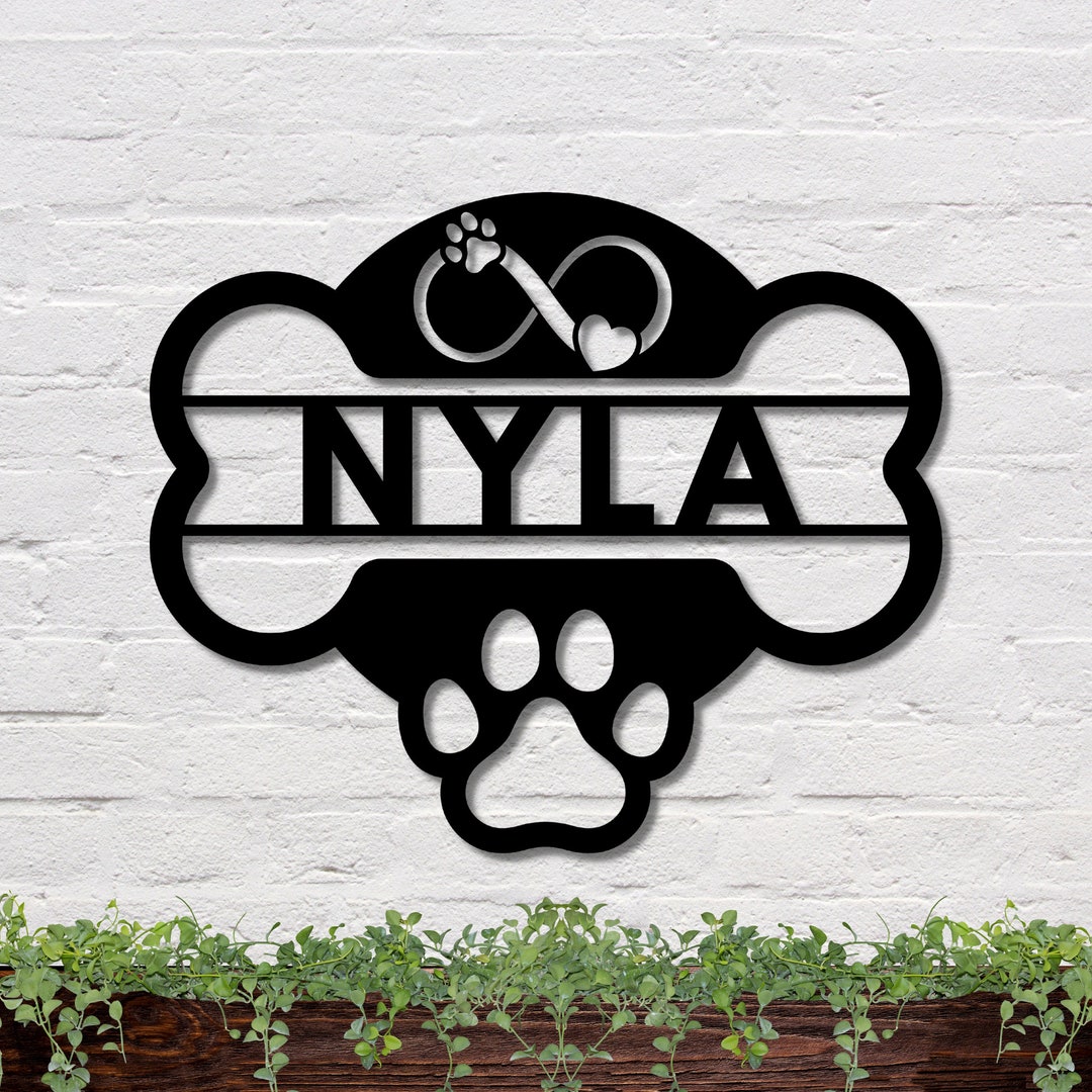 Personalized Dog Sign, Dog Name Sign, Custom Dog House Sign, Dog Lover ...