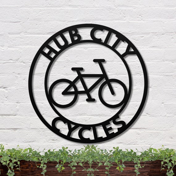 Personalized Bike Sign Custom Cyclist Sign Custom Bike Shop - Etsy