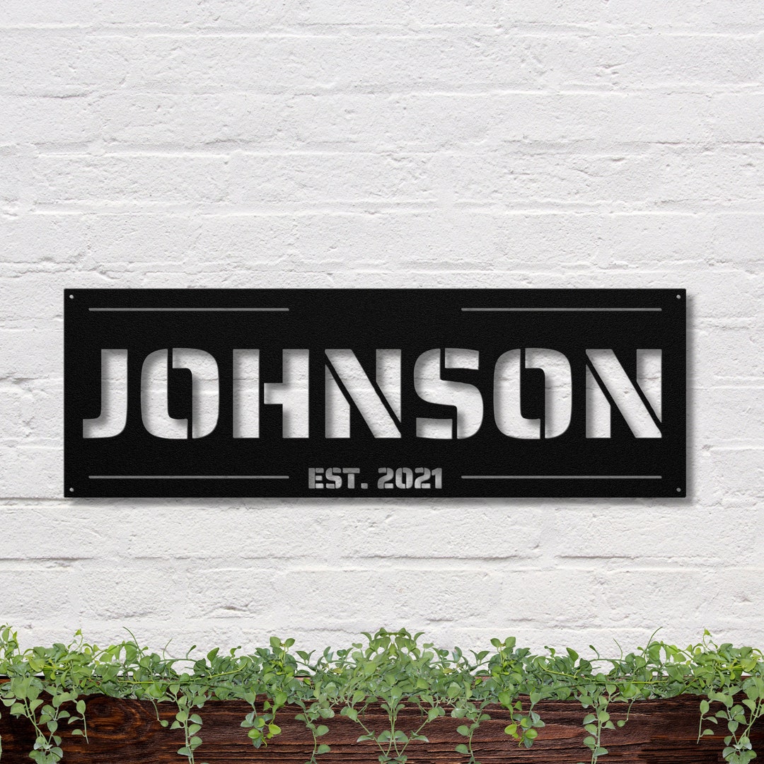 Custom Metal Sign, Personalized Metal Sign, Metal Signs Personalized ...