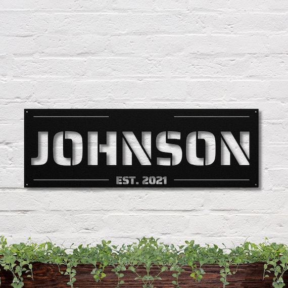 Custom Metal Sign Personalized Metal Sign Metal Signs - Etsy