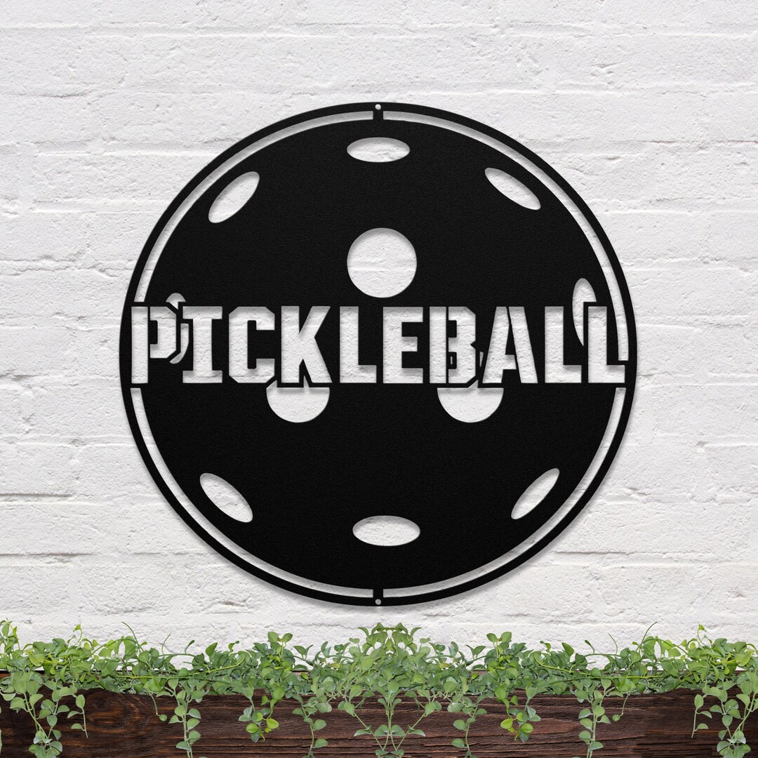 Metal Pickleball Sign | Pickleball Club Sign | Metal Court Sign ...