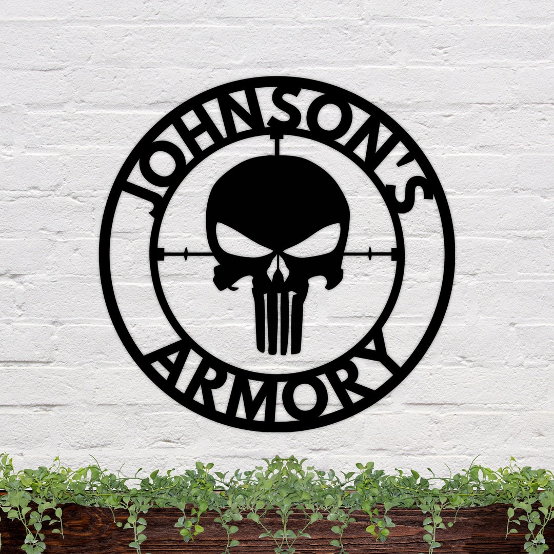 Custom Armory Sign, Come and Take It Sign, Punisher Sign, Personalized ...