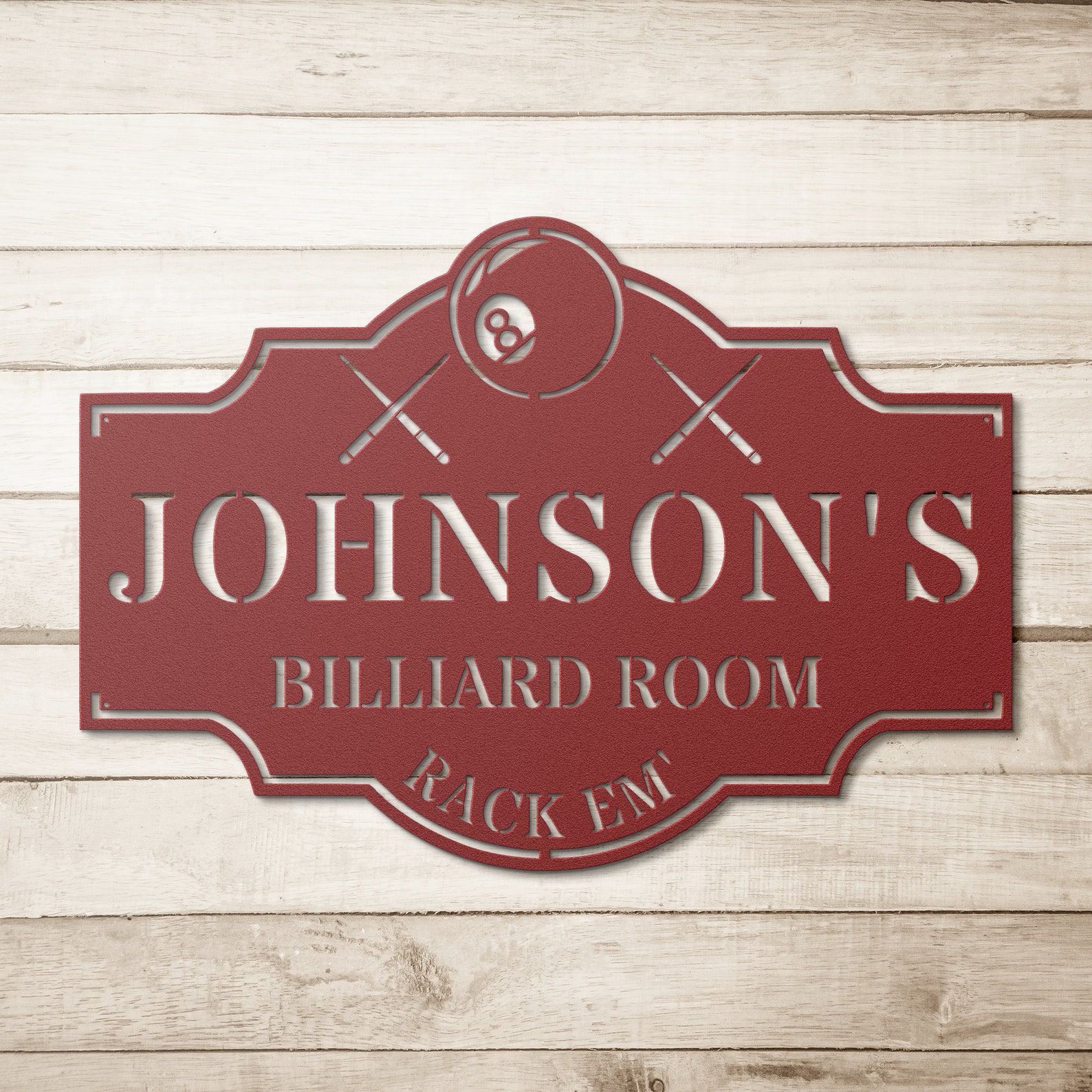 Pool Room Sign Pool Table Sign Billiard Room Sign Custom - Etsy