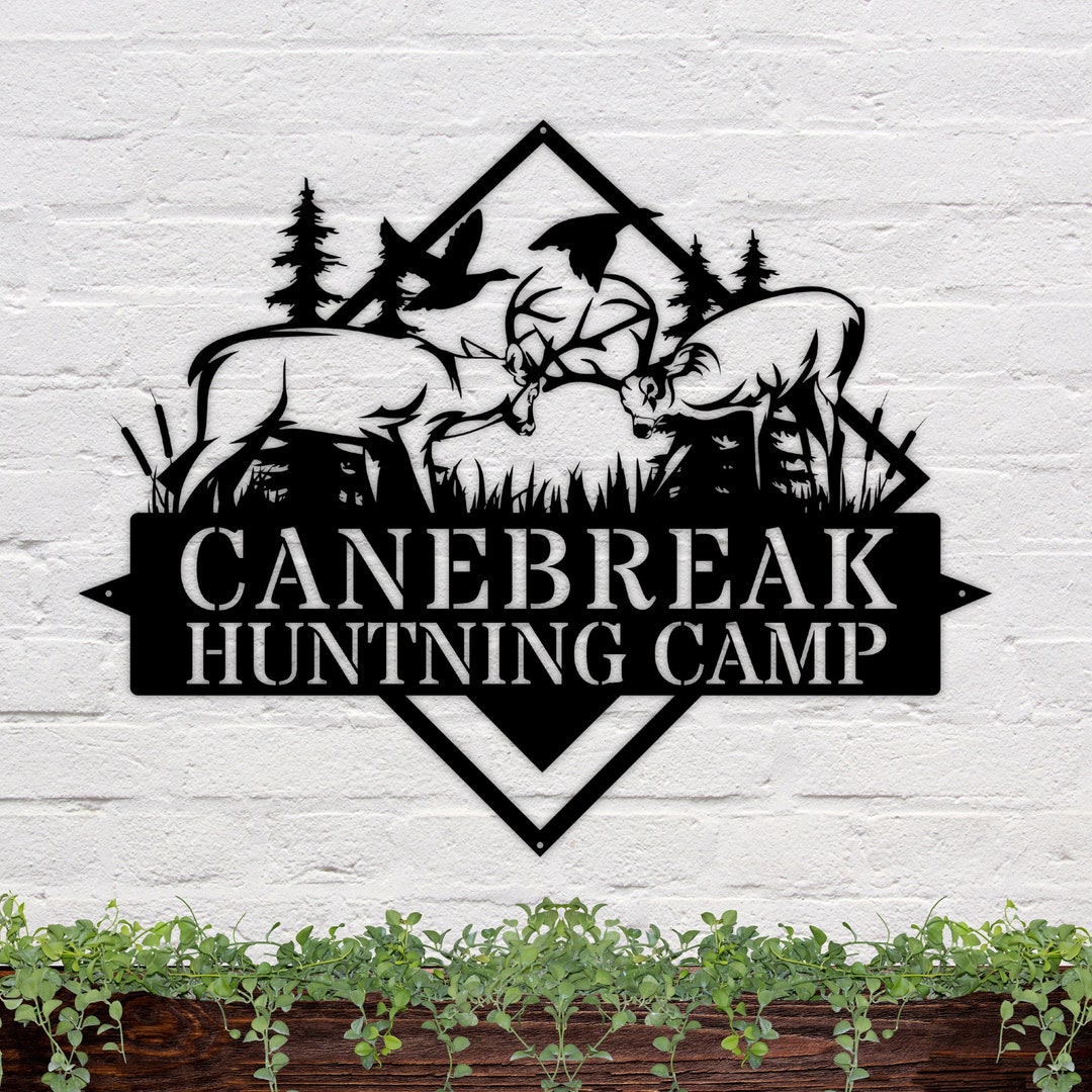 Camp Sign, Hunting Sign, Man Cave Sign, Metal Sign, Deer Sign, Duck ...