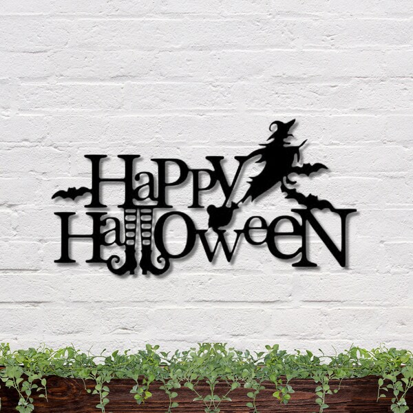 Happy Halloween Sign - Etsy