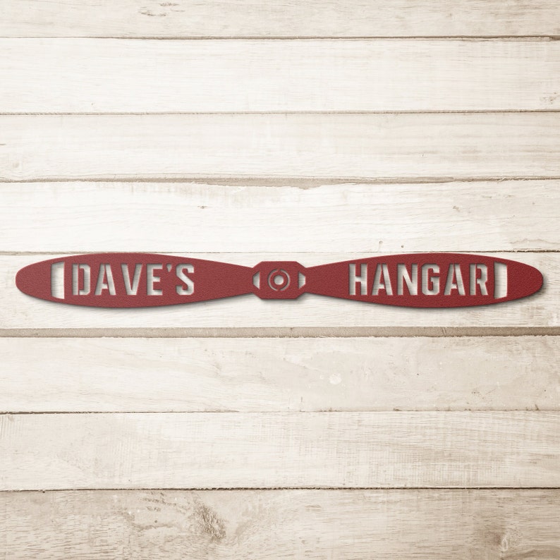 Airplane Prop Metal Sign | Metal Aviation Sign | Airplane Hangar Sign ...