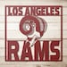 Los Angeles Rams Metal Sign | Rams Football Sign | Rams Fan Gift | Rams ...