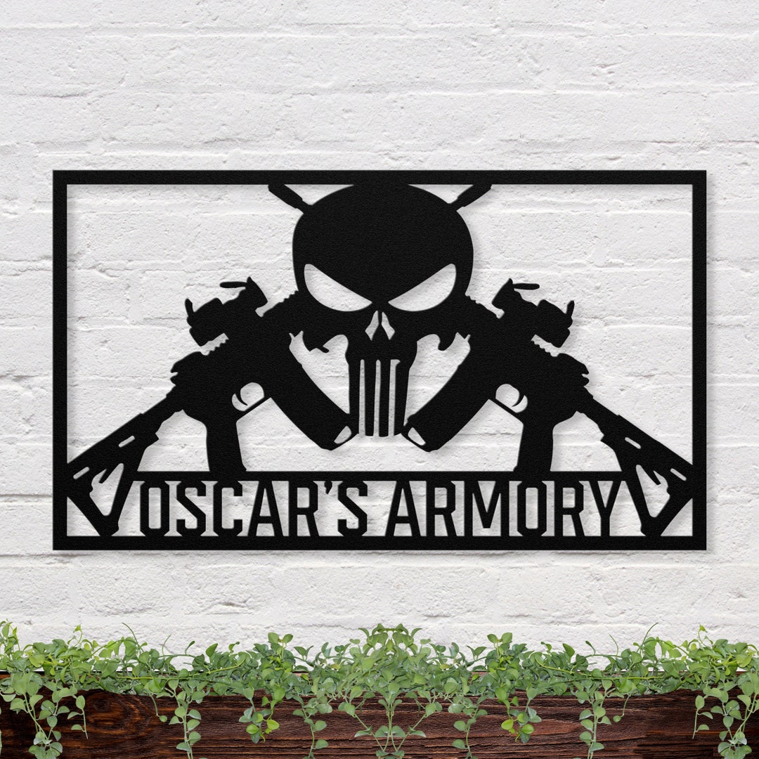 Custom Armory Sign, Come and Take It Sign, Punisher Sign, Personalized ...