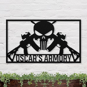 Custom Armory Sign, Come and Take It Sign, Punisher Sign, Personalized ...