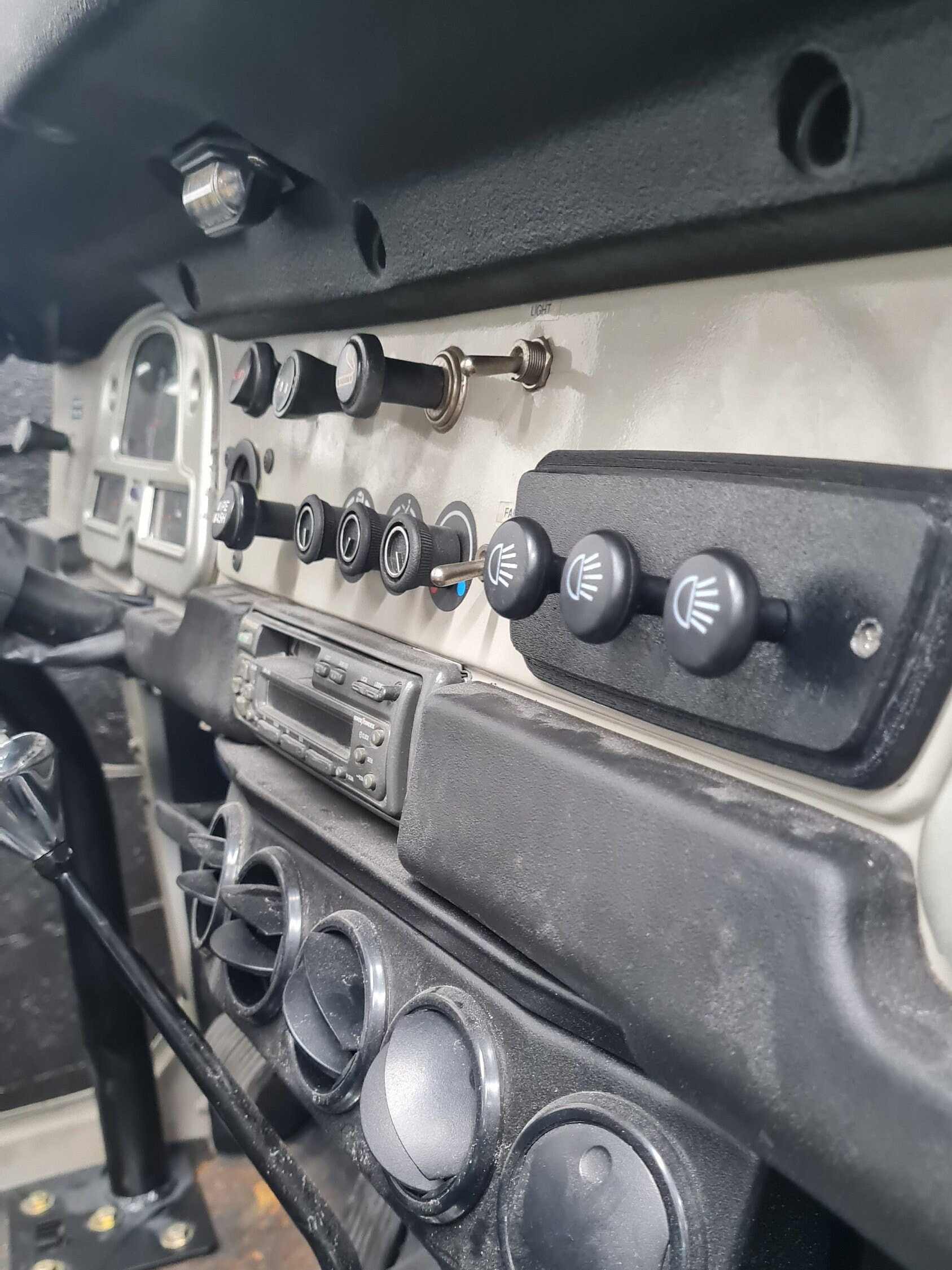 Toyota Land Cruiser FJ40 Switch Panel to Replace Front Dash Ashtray - Etsy