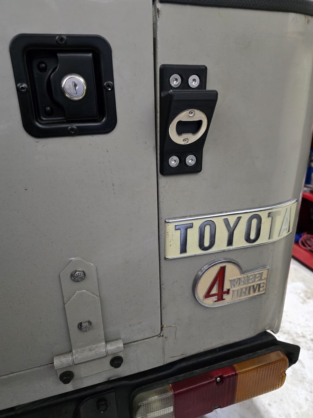 Toyota Land Cruiser FJ40 Bottle Opener for Rear Tail Gate Hinge Holes ...
