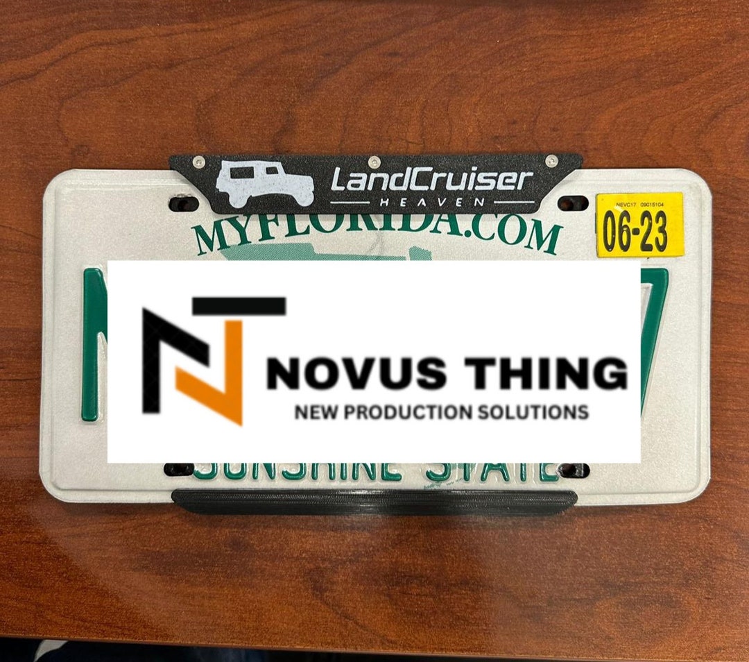 Custom License Plate Frame 3D Printed. Add Your Logo - Etsy