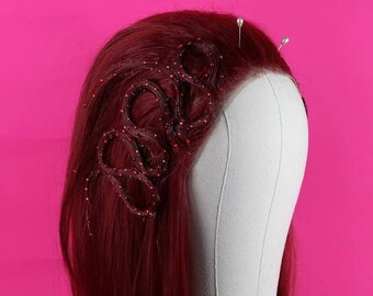 Rhinestone Wig | Etsy