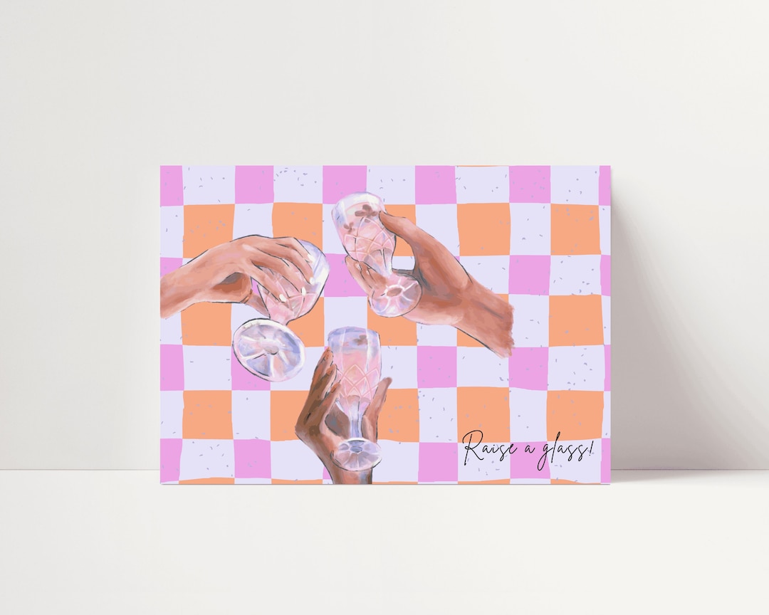 4 Pack A3 Valentines Day Printable Placemat Modern Sketched Place Mat ...