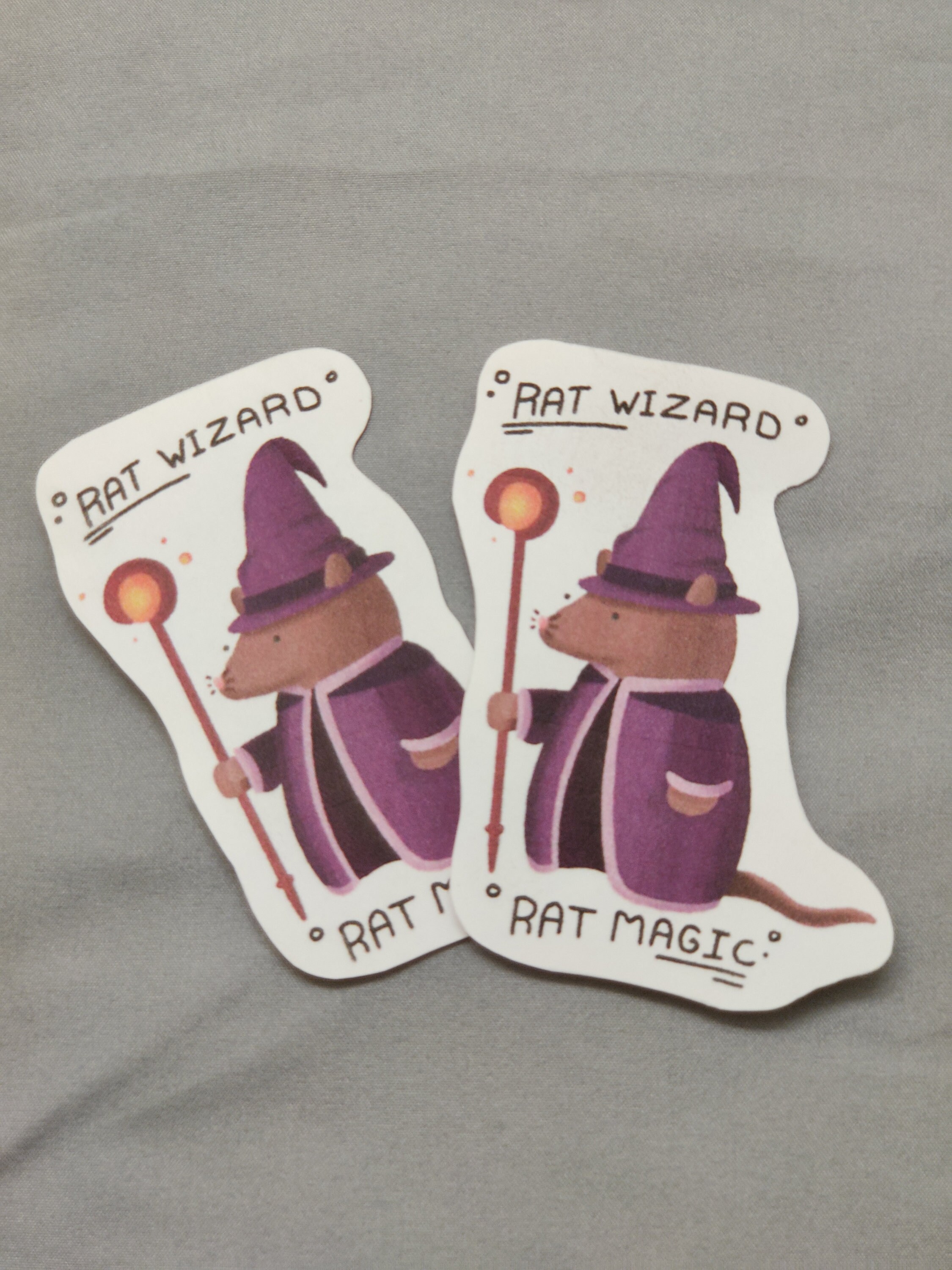 Rat Wizard Sticker - Etsy
