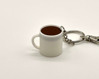 Coffee Mug Keychain - Etsy