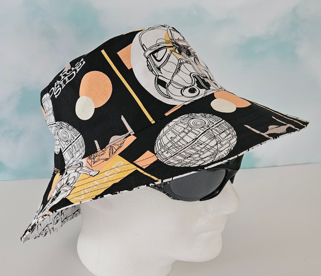Star Wars Bucket Hat,dark Side,darth Vader,stormtroopers,death Star ...