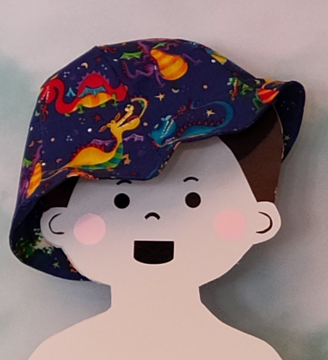 Kids Dragon and Wizard Bucket Hat,beach Hat,boy, Girl,unisex,gardening ...