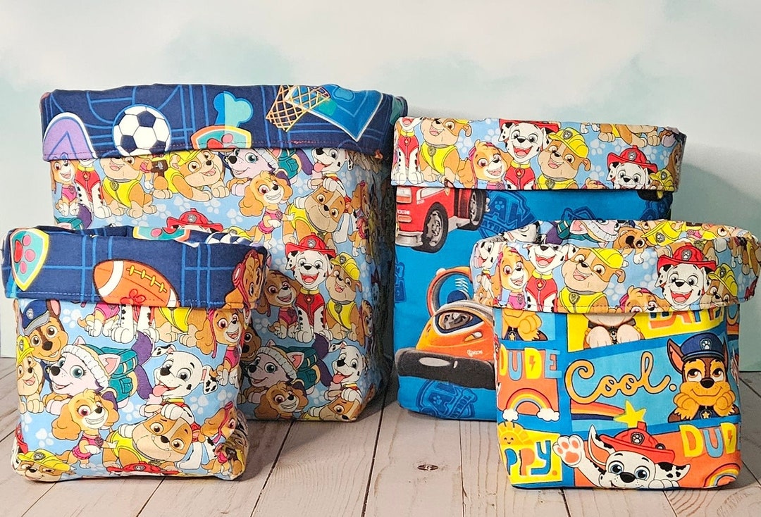 Puppy Famous Cartoon Storage Bins,paw,life Savers,storage,containers ...