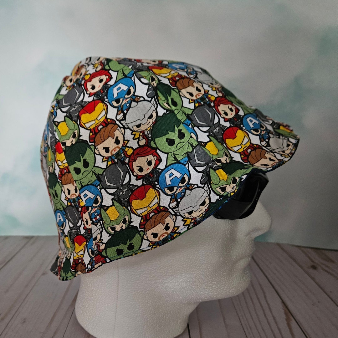 Superhero Bucket Hat,male,female,hat,sun Hat, Cap,reversible,washable ...