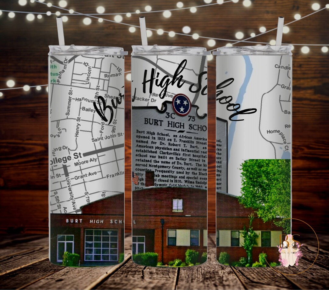 Burt High School Tumbler Design - Etsy