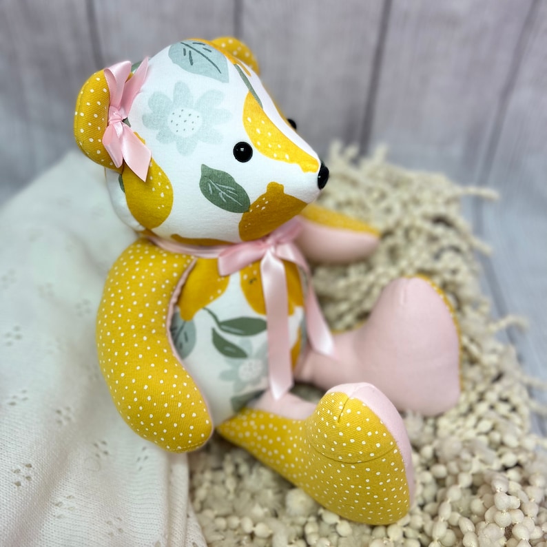 PDF Bailey Bear Memory Bear Sewing Pattern Beginner Memory - Etsy