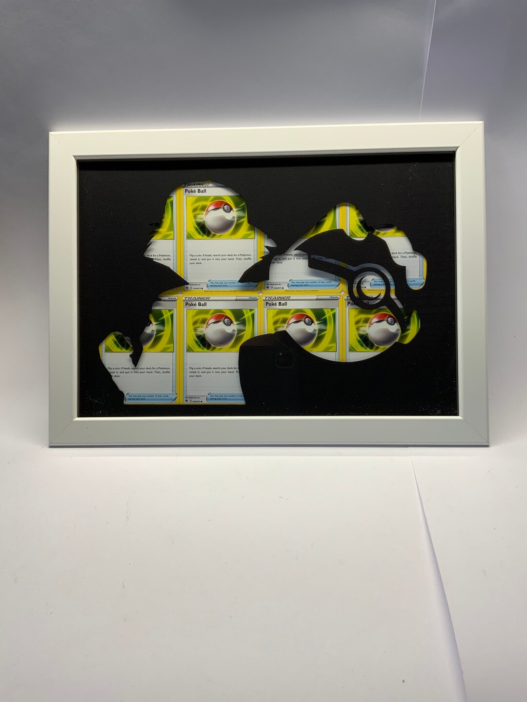 Pokemon Trainer Ash Pokeball Picture Frame Decoration Pokemon Cards - Etsy