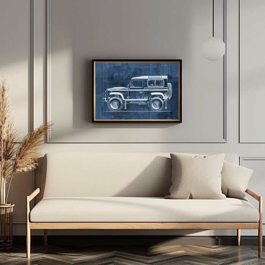 Landy Defender Poster - DIN A4 - DIGITAL DOWNLOAD - Etsy