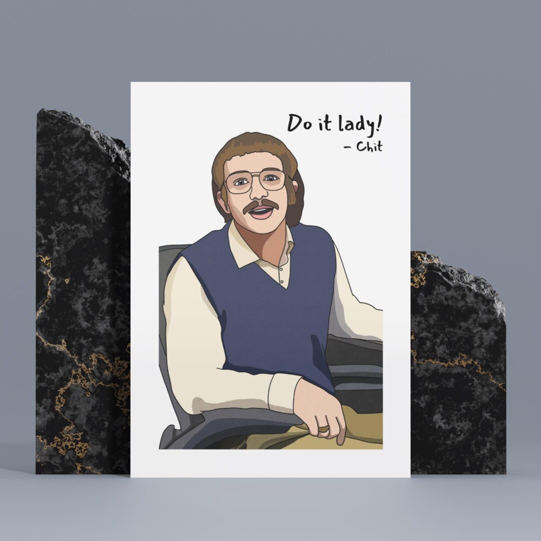 Chit "do It Lady!" Art Print: Funny Tiktok Viral Comedy Poster - Etsy
