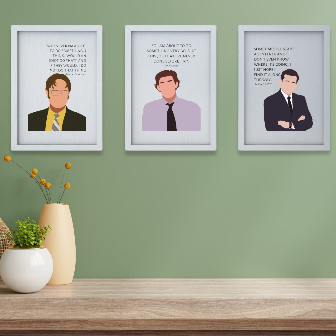 Michael Scott, Jim Halpert & Dwight Schrute the Office US TV Show ...