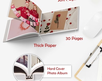 CUSTOM COUPLES MEMORY Book Couple Photo Album Personalized - Etsy