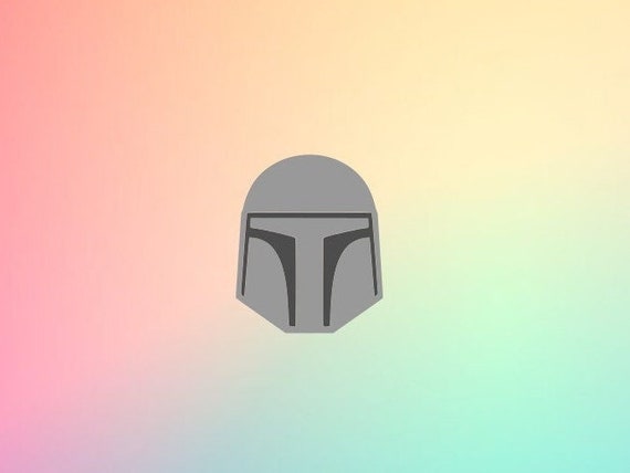 Mando Helmet Machine Embroidery Design | Etsy