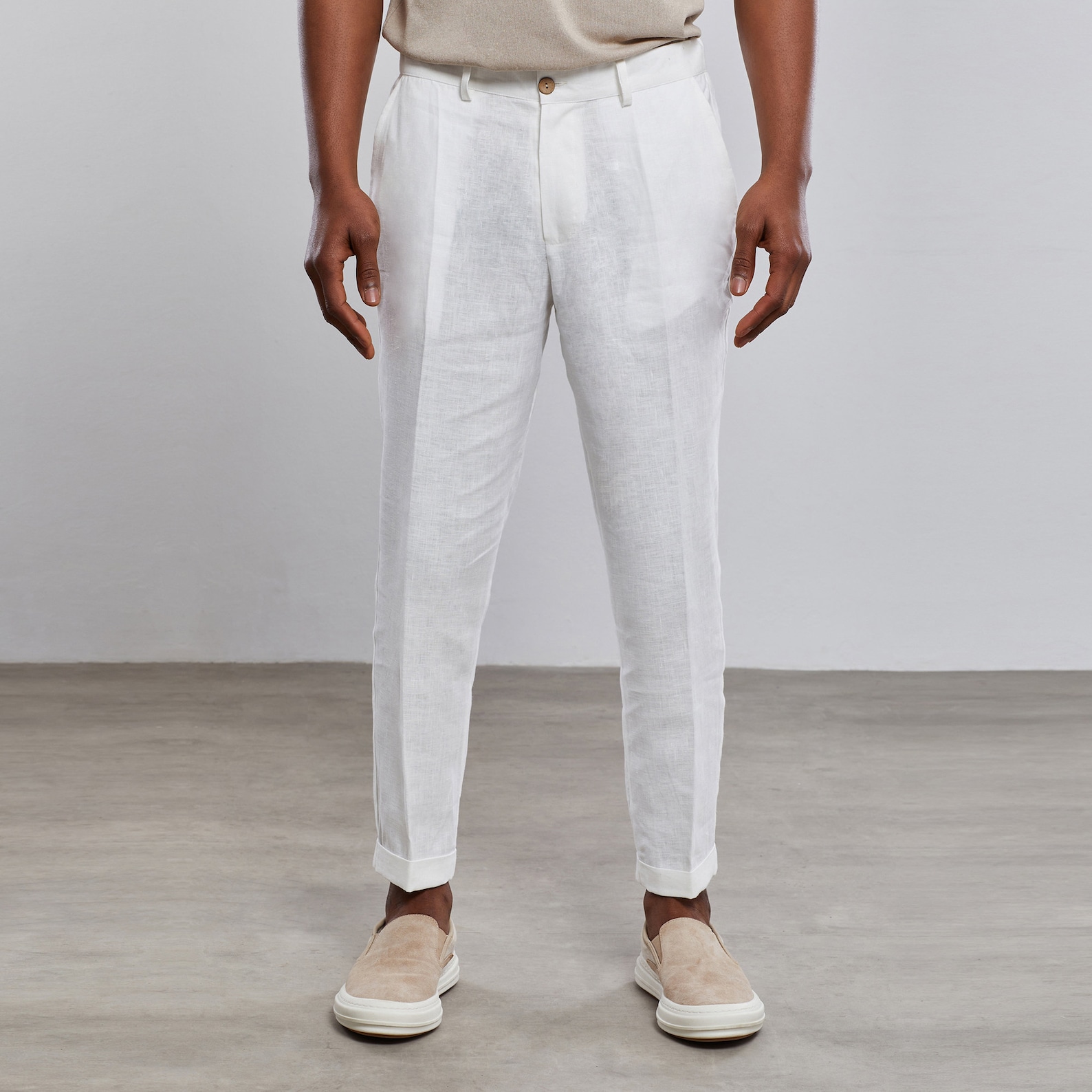 White Linen Pants,linen Pants Men,linen Mens Clothing, Quality Soft ...