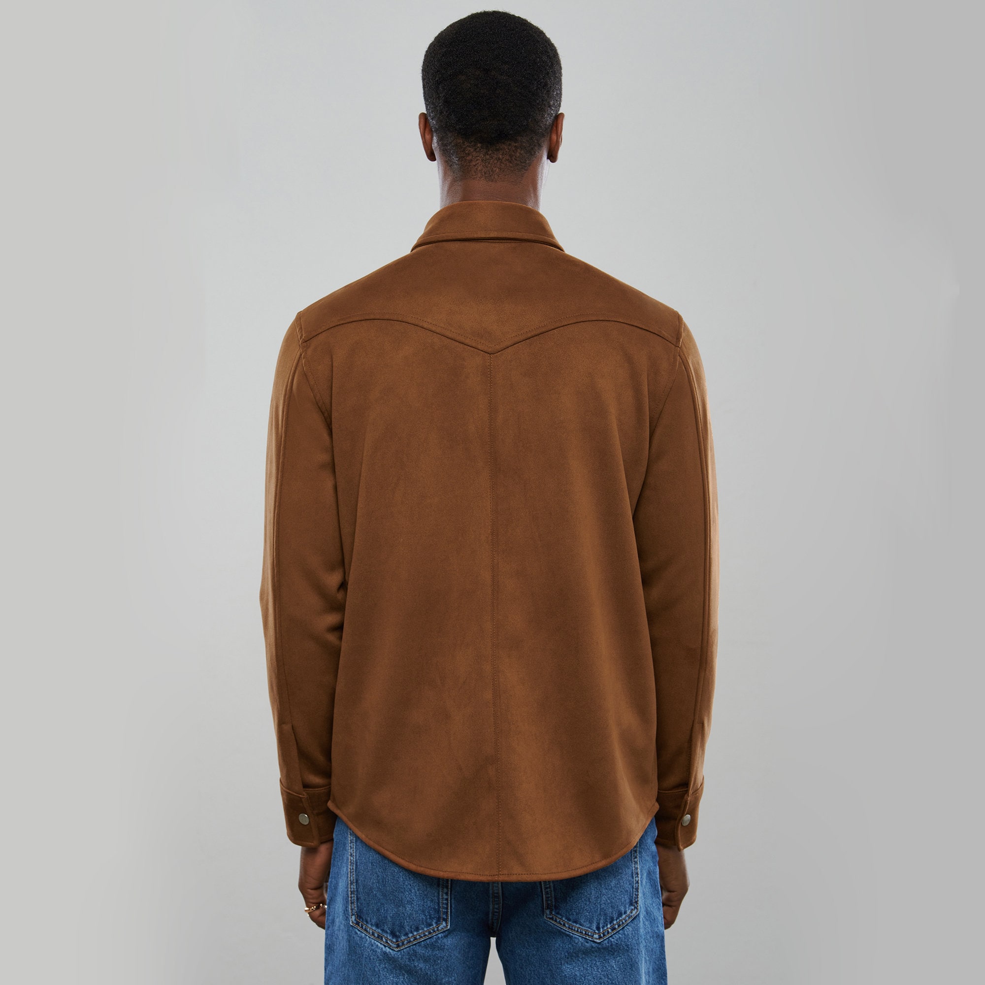 Brown Western Overshirt Cowboy Jacket Fabric Suitewestern - Etsy