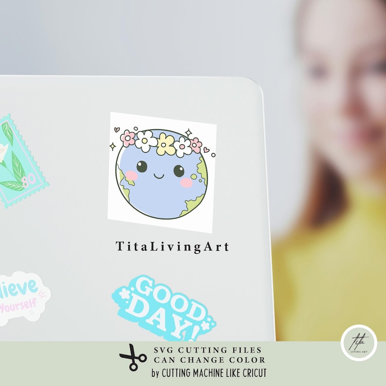 Pastel Earth Day Clipart, Retro Earth Day SVG Bundle, Planet Lover PNG ...