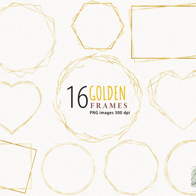 Gold Frames - Etsy